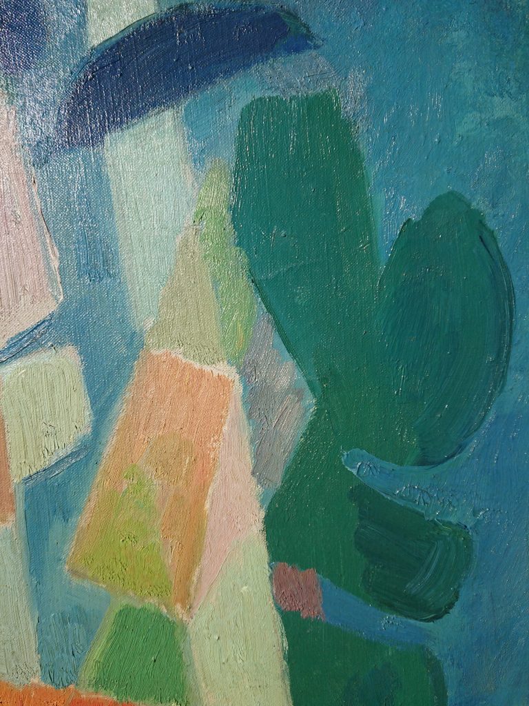COSTE Albert (1896-1985), Composition Bleu, Signée en bas à droite ...