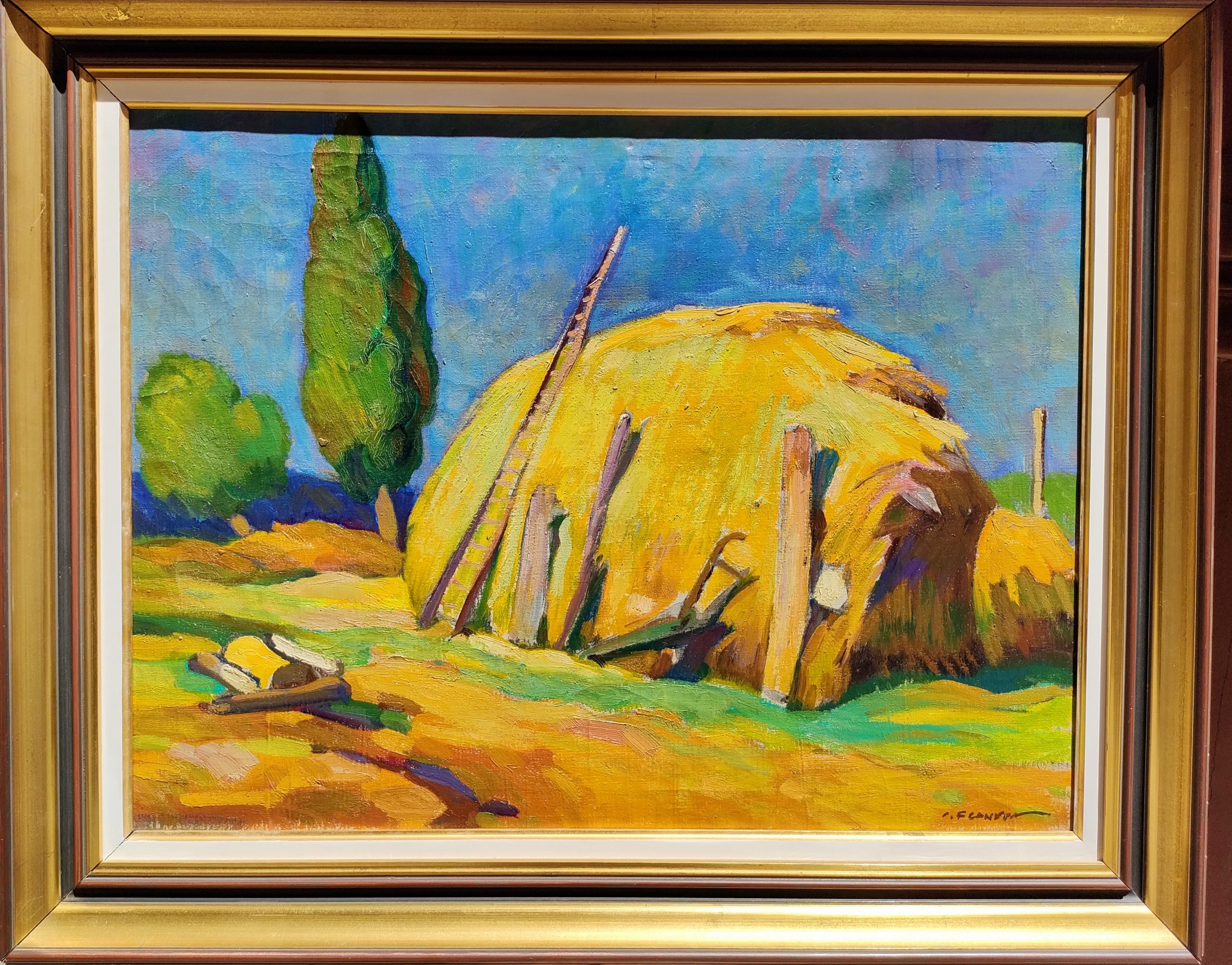 Jean-frederic CANEPA (1894-1981), l'été En Provence, Huile Sur Toile ...